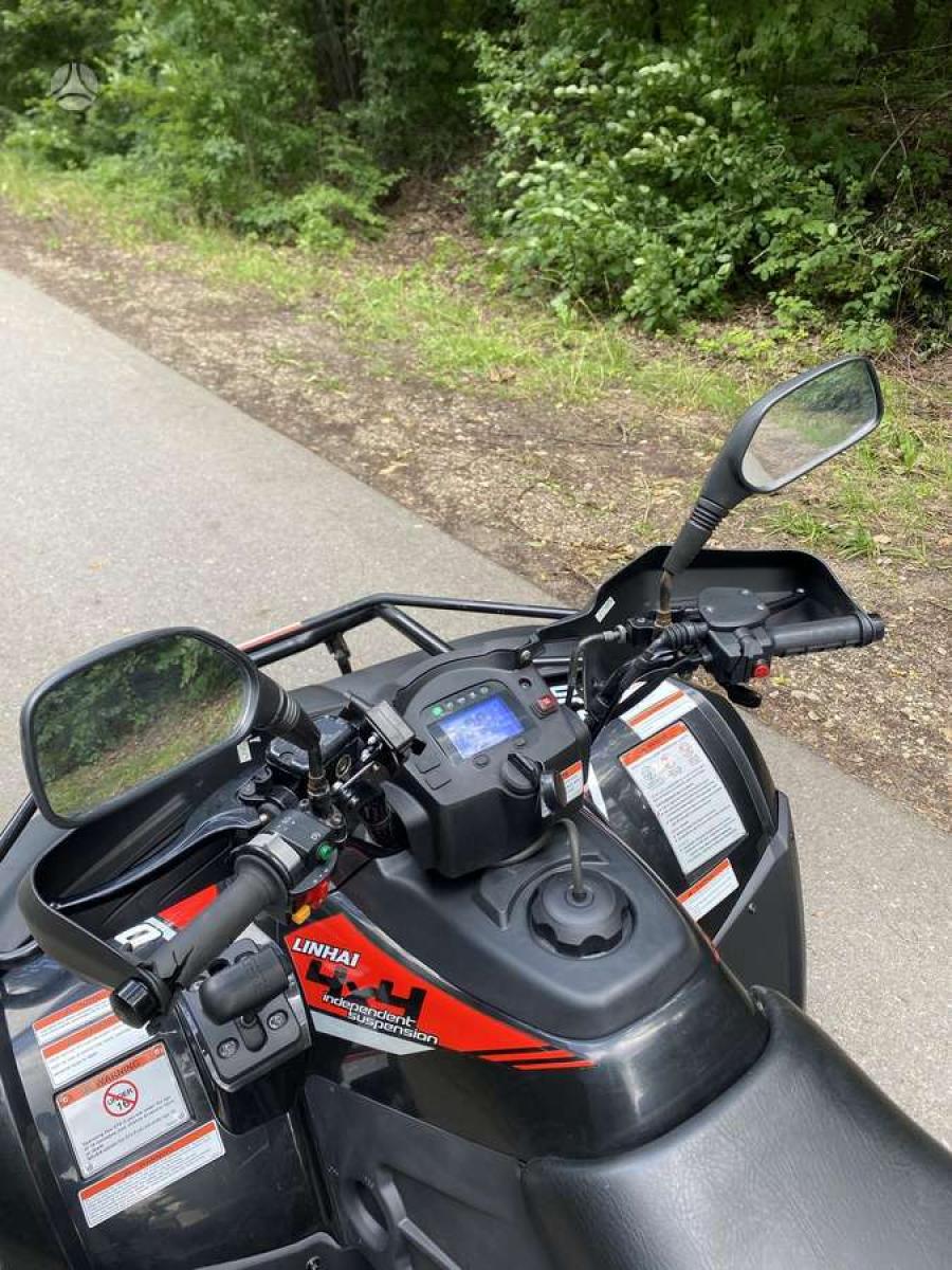 Black Linhai 500 2022 in Kaunas, with an engine capacity of 0.50 L and mileage of 1 thousand km for 4200 €, photo 7 on AUTOMOTO.COM.LV