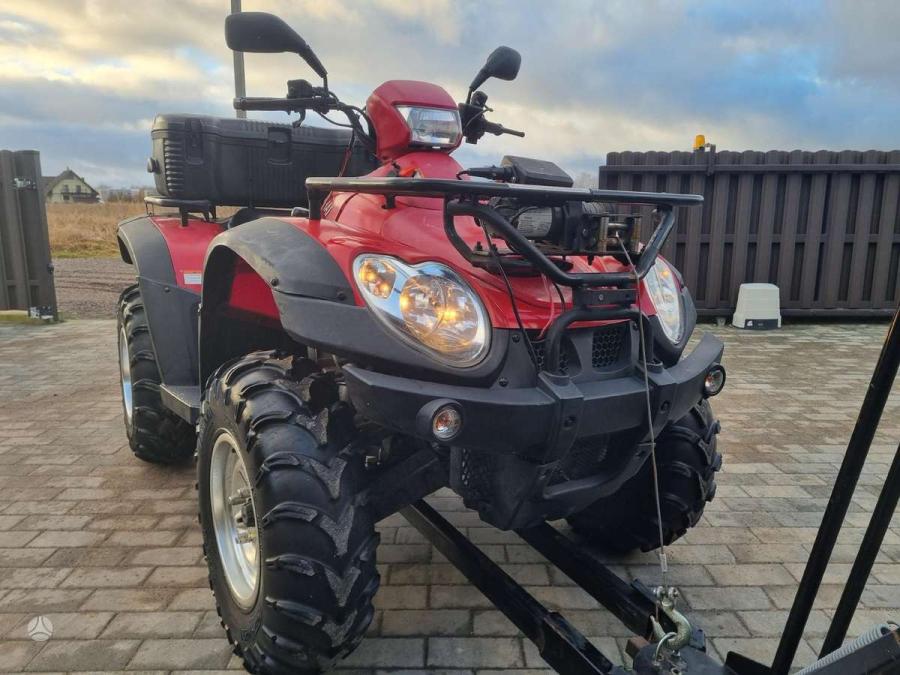 Sarkans Linhai 500 2008 Kauņa, ar dzinēja tilpumu 0.52 L un nobraukumu 4 tūkst. km par 2799 €, foto 2 vietnē AUTOMOTO.COM.LV