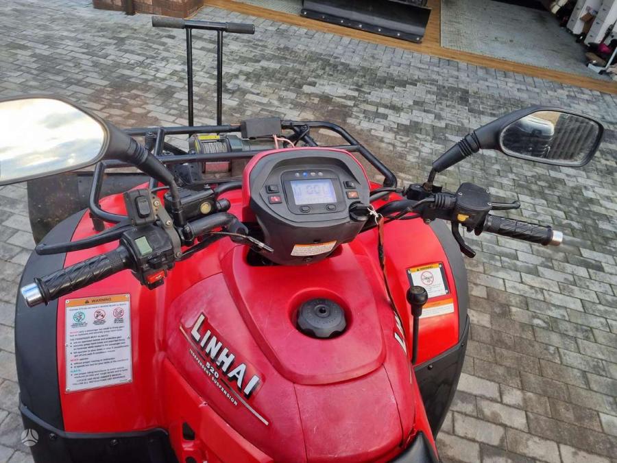 Sarkans Linhai 500 2008 Kauņa, ar dzinēja tilpumu 0.52 L un nobraukumu 4 tūkst. km par 2799 €, foto 8 vietnē AUTOMOTO.COM.LV