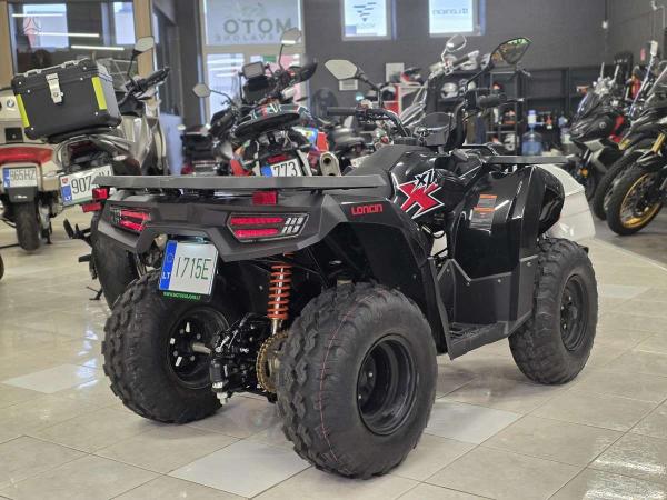Black Loncin Xwolf 200 2026 in Panevezys, with an engine capacity of 0.20 L and mileage of 0 thousand km for 2790 €, photo 5 on AUTOMOTO.COM.LV