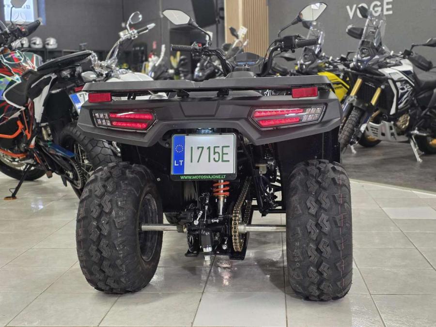 Black Loncin Xwolf 200 2026 in Panevezys, with an engine capacity of 0.20 L and mileage of 0 thousand km for 2790 €, photo 8 on AUTOMOTO.COM.LV
