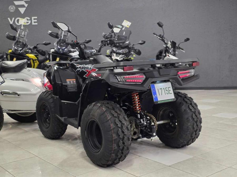 Black Loncin Xwolf 200 2026 in Panevezys, with an engine capacity of 0.20 L and mileage of 0 thousand km for 2790 €, photo 9 on AUTOMOTO.COM.LV