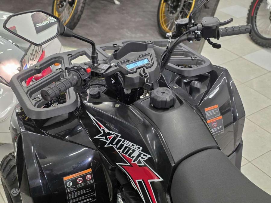 Black Loncin Xwolf 200 2026 in Panevezys, with an engine capacity of 0.20 L and mileage of 0 thousand km for 2790 €, photo 10 on AUTOMOTO.COM.LV
