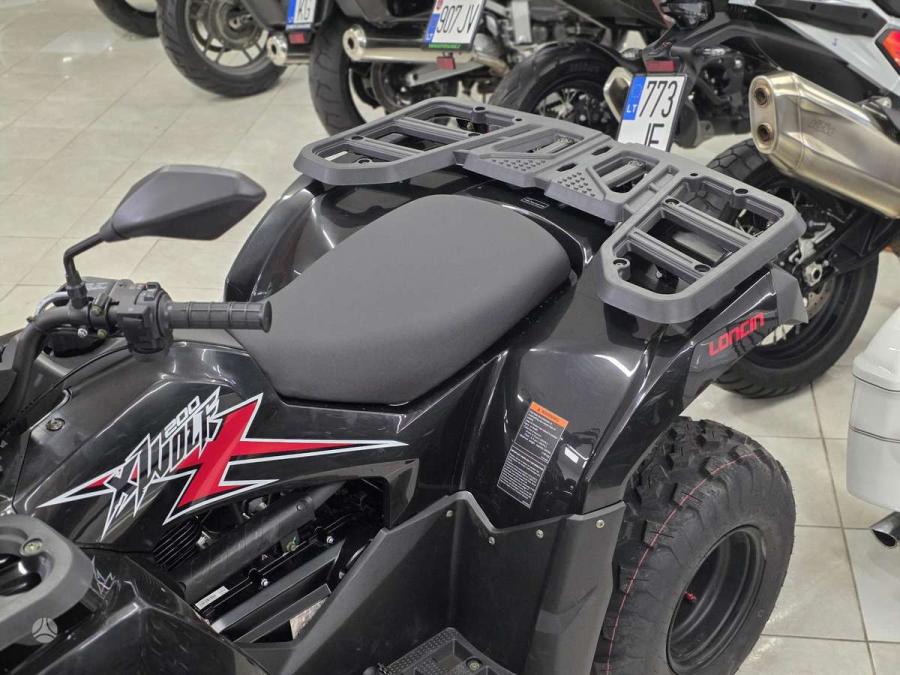Black Loncin Xwolf 200 2026 in Panevezys, with an engine capacity of 0.20 L and mileage of 0 thousand km for 2790 €, photo 11 on AUTOMOTO.COM.LV