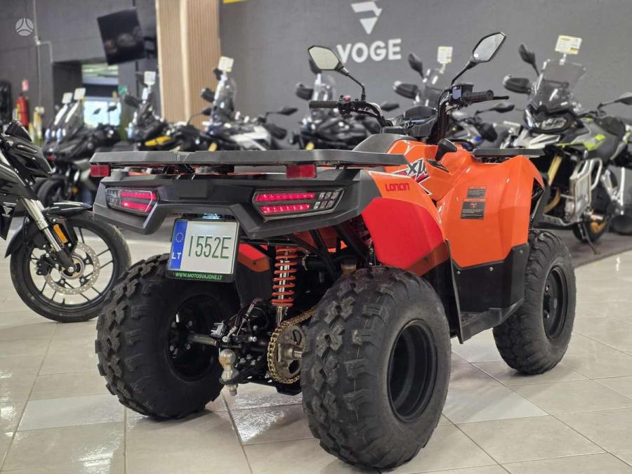 Оранжевый Loncin Xwolf 200 2025 в Паневежис, объемом двигателя 0.20 л и пробегом 23 тыс. км за 2590 €, фото 7 на AUTOMOTO.COM.LV