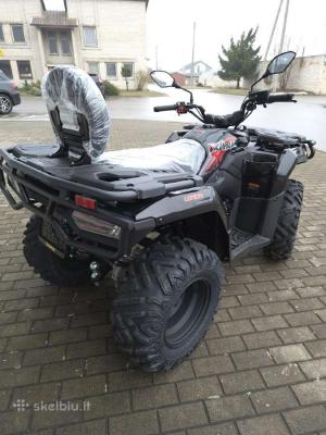 Black Loncin Xwolf 300 2025 in Raseiniai, with an engine capacity of 0.27 L and mileage of 1 thousand km for 4290 €, photo 3 on AUTOMOTO.COM.LV