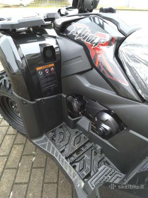 Black Loncin Xwolf 300 2025 in Raseiniai, with an engine capacity of 0.27 L and mileage of 1 thousand km for 4290 €, photo 9 on AUTOMOTO.COM.LV