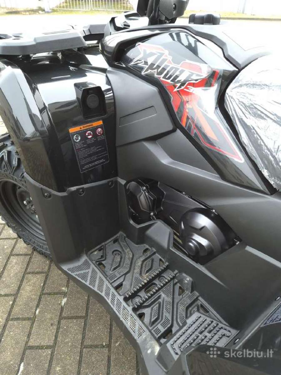 Black Loncin Xwolf 300 2025 in Raseiniai, with an engine capacity of 0.27 L and mileage of 1 thousand km for 4290 €, photo 9 on AUTOMOTO.COM.LV
