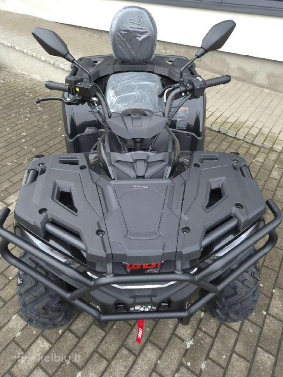 Black Loncin Xwolf 300 2025 in Raseiniai, with an engine capacity of 0.27 L and mileage of 1 thousand km for 4290 €, photo 12 on AUTOMOTO.COM.LV