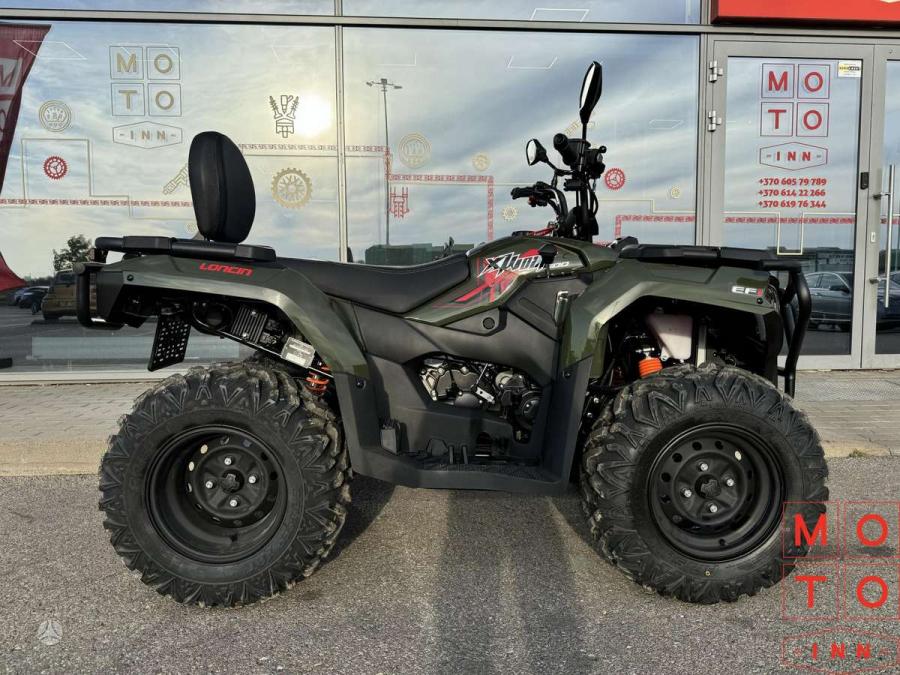 Green Loncin Xwolf 300 2025 in Vilnius, with an engine capacity of 0.27 L and mileage of 1 thousand km for 4290 €, photo 6 on AUTOMOTO.COM.LV