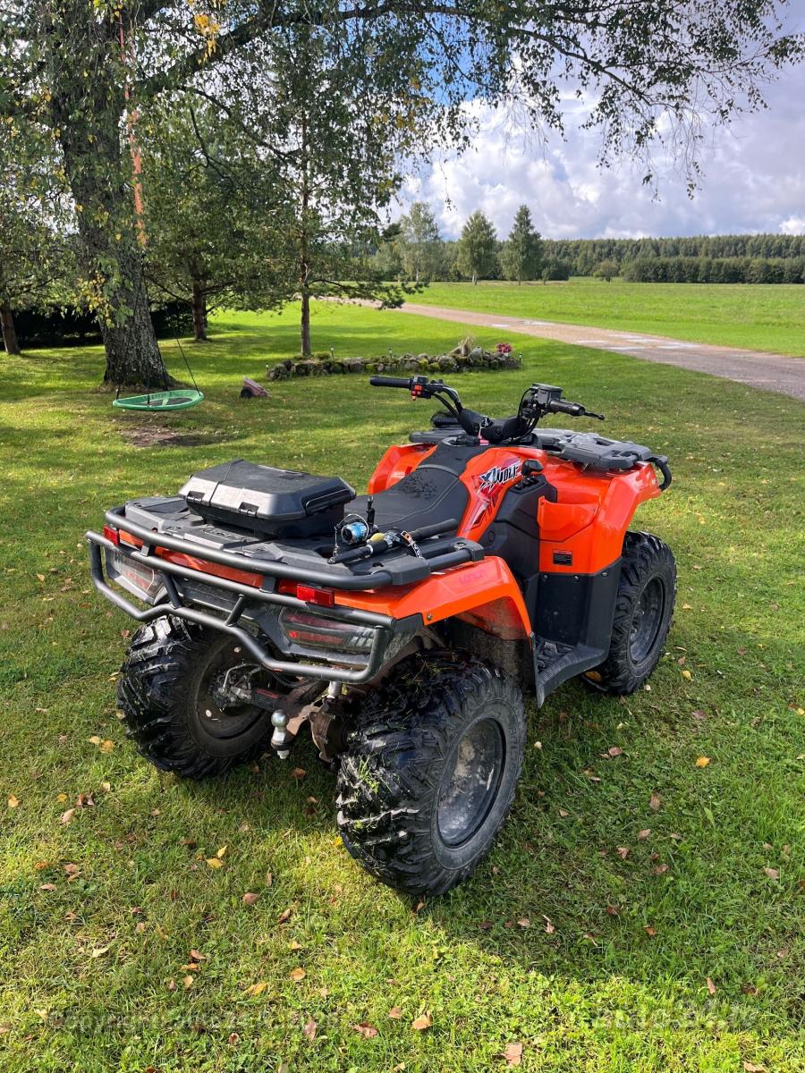Orange Loncin Xwolf 300 2025 in Viljandi, with an engine capacity of 0.27 L and mileage of 2 thousand km for 3800 €, photo 4 on AUTOMOTO.COM.LV