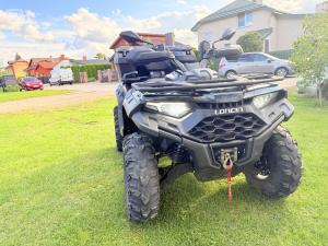 Black Loncin Xwolf 550L 2025 in Panevezys, with an engine capacity of 0.55 L and mileage of 6 thousand km for 5300 €, photo 3 on AUTOMOTO.COM.LV