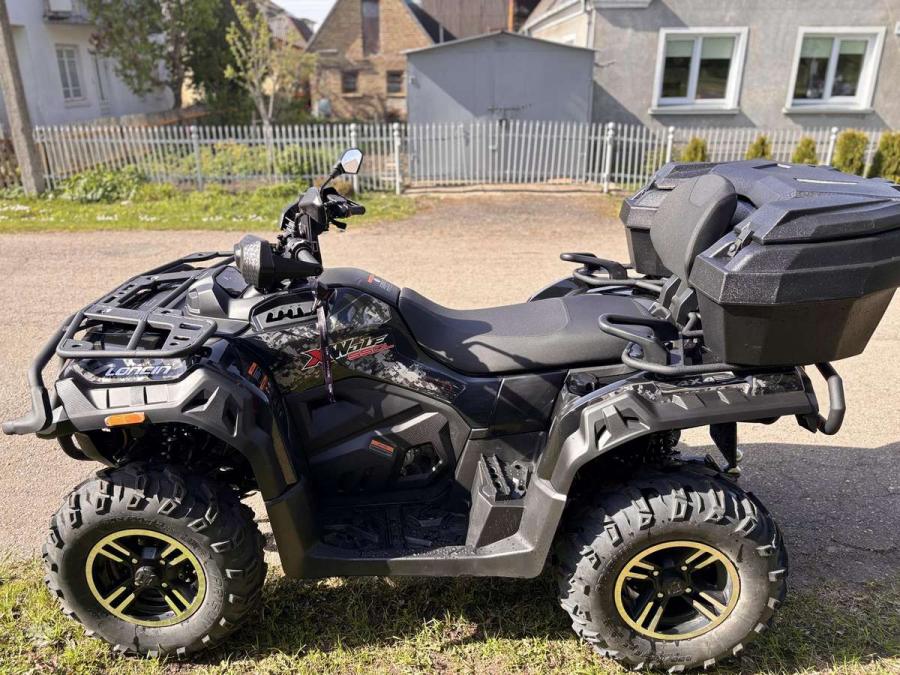 Black Loncin Xwolf 550L 2026 in Panevezys, with an engine capacity of 0.55 L and mileage of 750 thousand km for 6500 €, photo 5 on AUTOMOTO.COM.LV