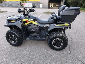 Black Loncin Xwolf 700L 2024 in Birstonas, with an engine capacity of 0.69 L and mileage of 1 thousand km for 7800 €, photo 5 on AUTOMOTO.COM.LV