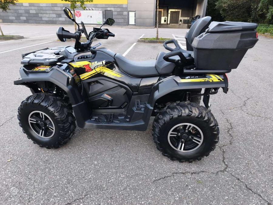Black Loncin Xwolf 700L 2024 in Birstonas, with an engine capacity of 0.69 L and mileage of 1 thousand km for 7800 €, photo 5 on AUTOMOTO.COM.LV
