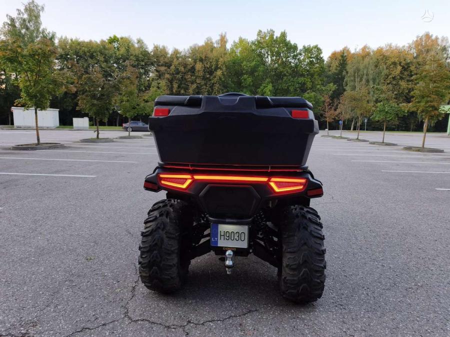Black Loncin Xwolf 700L 2024 in Birstonas, with an engine capacity of 0.69 L and mileage of 1 thousand km for 7800 €, photo 6 on AUTOMOTO.COM.LV