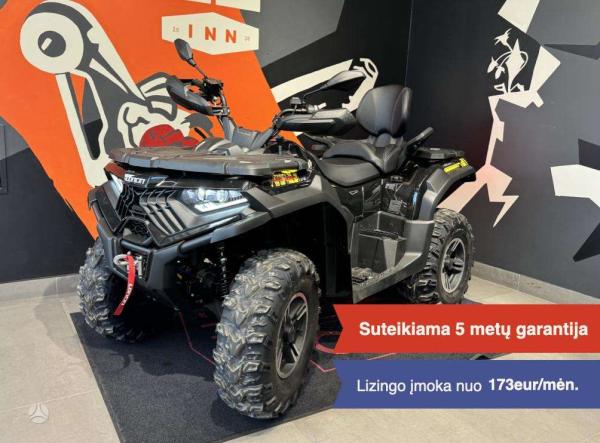 Black Loncin Xwolf 700L 2025 in Vilnius, with an engine capacity of 0.69 L and mileage of 0 thousand km for 8299 €, photo 1 on AUTOMOTO.COM.LV