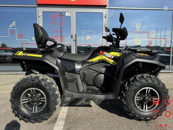 Black Loncin Xwolf 700L 2025 in Vilnius, with an engine capacity of 0.69 L and mileage of 0 thousand km for 8299 €, photo 6 on AUTOMOTO.COM.LV