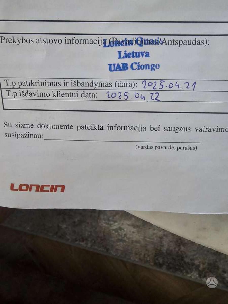 Melns Loncin Xwolf 700L 2025 Kauņa, ar dzinēja tilpumu 0.70 L un nobraukumu 1000 tūkst. km par 7500 €, foto 3 vietnē AUTOMOTO.COM.LV