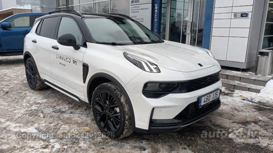 White Lynk & Co 01 2025 in Parnu, with an engine capacity of 1.50 L and mileage of 10 thousand km for 39500 €, photo 1 on AUTOMOTO.COM.LV