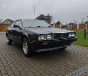 Zils Maserati Biturbo 1984 Šauļi, ar dzinēja tilpumu 2.50 L un nobraukumu 63 tūkst. km par 9900 €, foto 2 vietnē AUTOMOTO.COM.LV