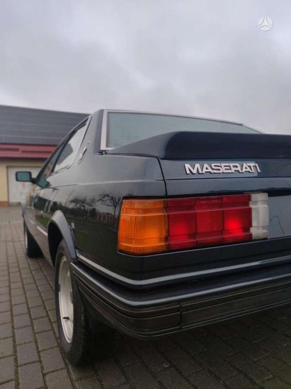 Zils Maserati Biturbo 1984 Šauļi, ar dzinēja tilpumu 2.50 L un nobraukumu 63 tūkst. km par 9900 €, foto 6 vietnē AUTOMOTO.COM.LV
