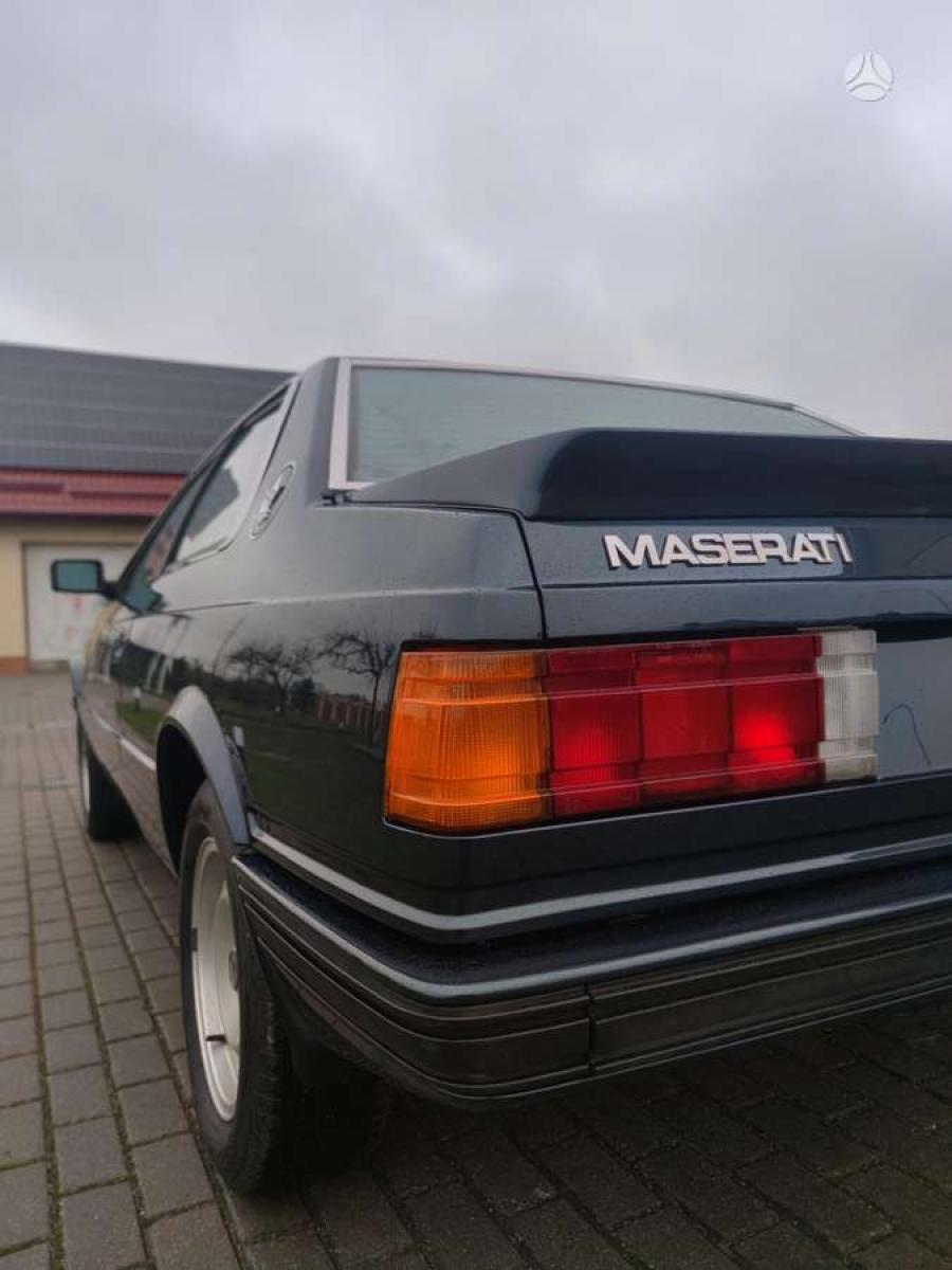 Zils Maserati Biturbo 1984 Šauļi, ar dzinēja tilpumu 2.50 L un nobraukumu 63 tūkst. km par 9900 €, foto 6 vietnē AUTOMOTO.COM.LV