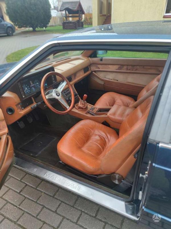 Zils Maserati Biturbo 1984 Šauļi, ar dzinēja tilpumu 2.50 L un nobraukumu 63 tūkst. km par 9900 €, foto 7 vietnē AUTOMOTO.COM.LV