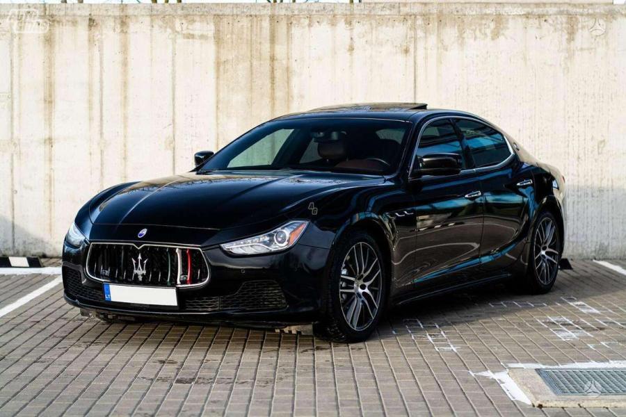 Melns Maserati Ghibli 2015 Šauļi, ar dzinēja tilpumu 2.98 L un nobraukumu 79 tūkst. km par 22999 €, foto 6 vietnē AUTOMOTO.COM.LV