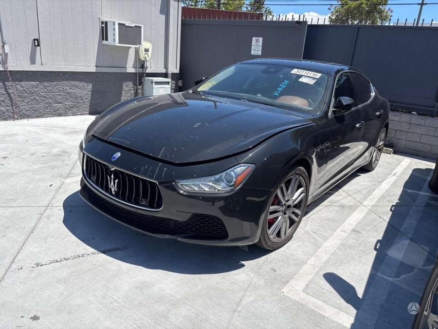 Melns Maserati Ghibli 2017 Kauņa, ar dzinēja tilpumu 2.98 L un nobraukumu 138 tūkst. km par 11300 €, foto 1 vietnē AUTOMOTO.COM.LV
