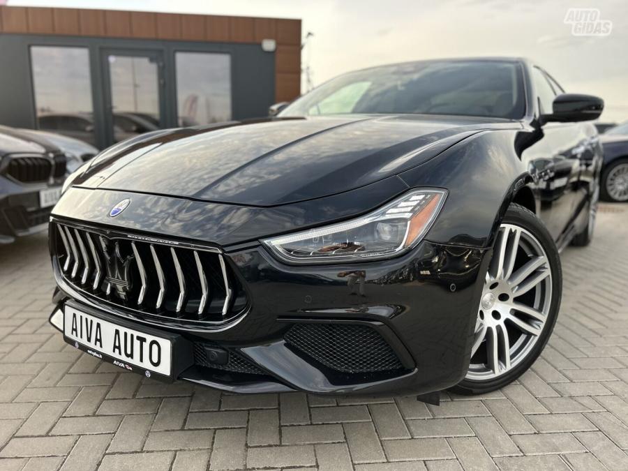 Melns Maserati Ghibli 2018 Kauņa, ar dzinēja tilpumu 3.00 L un nobraukumu 22 tūkst. km par 29000 €, foto 8 vietnē AUTOMOTO.COM.LV