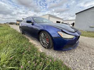 Zils Maserati Ghibli 2015 Šauļi, ar dzinēja tilpumu 2.98 L un nobraukumu 137 tūkst. km par 8200 €, foto  vietnē AUTOMOTO.COM.LV