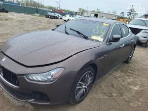 Brown Maserati Ghibli 2016 in Kaunas, with an engine capacity of 3.00 L and mileage of 140 thousand km for 6600 €, photo  on AUTOMOTO.COM.LV