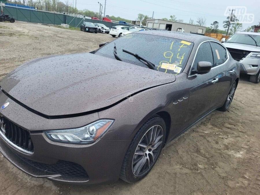 Brown Maserati Ghibli 2016 in Kaunas, with an engine capacity of 3.00 L and mileage of 140 thousand km for 6600 €, photo 1 on AUTOMOTO.COM.LV