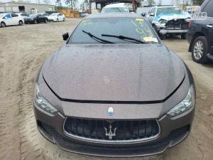 Brown Maserati Ghibli 2016 in Kaunas, with an engine capacity of 3.00 L and mileage of 140 thousand km for 6600 €, photo 5 on AUTOMOTO.COM.LV