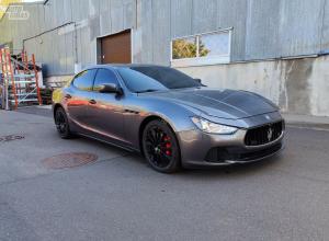 Grey Maserati Ghibli 2014 in Vilnius, with an engine capacity of 3.00 L and mileage of 150 thousand km for 14850 €, photo 21 on AUTOMOTO.COM.LV