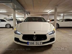 White Maserati Ghibli 2014 in Tallinn, with an engine capacity of 3.00 L and mileage of 35 thousand km for 31900 €, photo 3 on AUTOMOTO.COM.LV