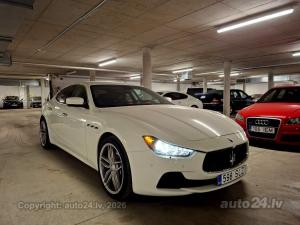 White Maserati Ghibli 2014 in Tallinn, with an engine capacity of 3.00 L and mileage of 35 thousand km for 31900 €, photo 5 on AUTOMOTO.COM.LV