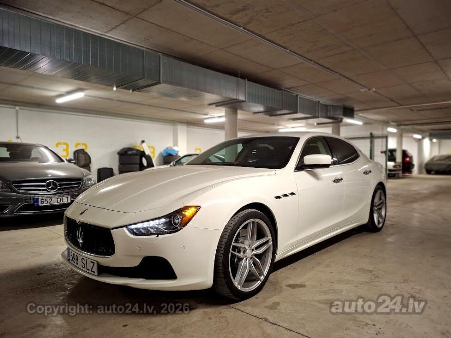 Balts Maserati Ghibli 2014 Tallina, ar dzinēja tilpumu 3.00 L un nobraukumu 35 tūkst. km par 29900 €, foto 5 vietnē AUTOMOTO.COM.LV