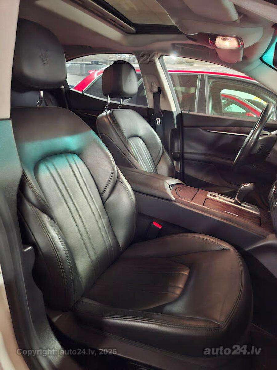 Balts Maserati Ghibli 2014 Tallina, ar dzinēja tilpumu 3.00 L un nobraukumu 35 tūkst. km par 29900 €, foto 12 vietnē AUTOMOTO.COM.LV