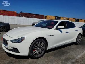 White Maserati Ghibli 2017 in Klaipeda, with an engine capacity of 3.00 L and mileage of 51 thousand km for 15000 €, photo  on AUTOMOTO.COM.LV