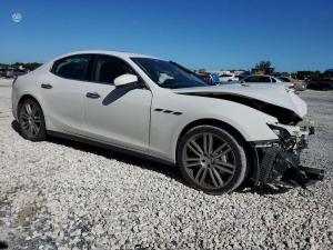 White Maserati Ghibli 2020 in Vilnius, with an engine capacity of 2.98 L and mileage of 96 thousand km for 7450 €, photo  on AUTOMOTO.COM.LV