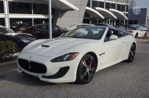 White Maserati GranCabrio 2015 in Vilnius, with an engine capacity of 4.69 L and mileage of 78 thousand km for 26900 €, photo 12 on AUTOMOTO.COM.LV