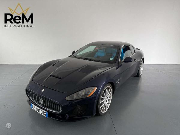 Blue Maserati Granturismo 2009 in Kaunas, with an engine capacity of 4.70 L and mileage of 105 thousand km for 35900 €, photo 1 on AUTOMOTO.COM.LV