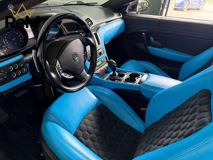 Zils Maserati Granturismo 2009 Kauņa, ar dzinēja tilpumu 4.70 L un nobraukumu 105 tūkst. km par 35900 €, foto 9 vietnē AUTOMOTO.COM.LV