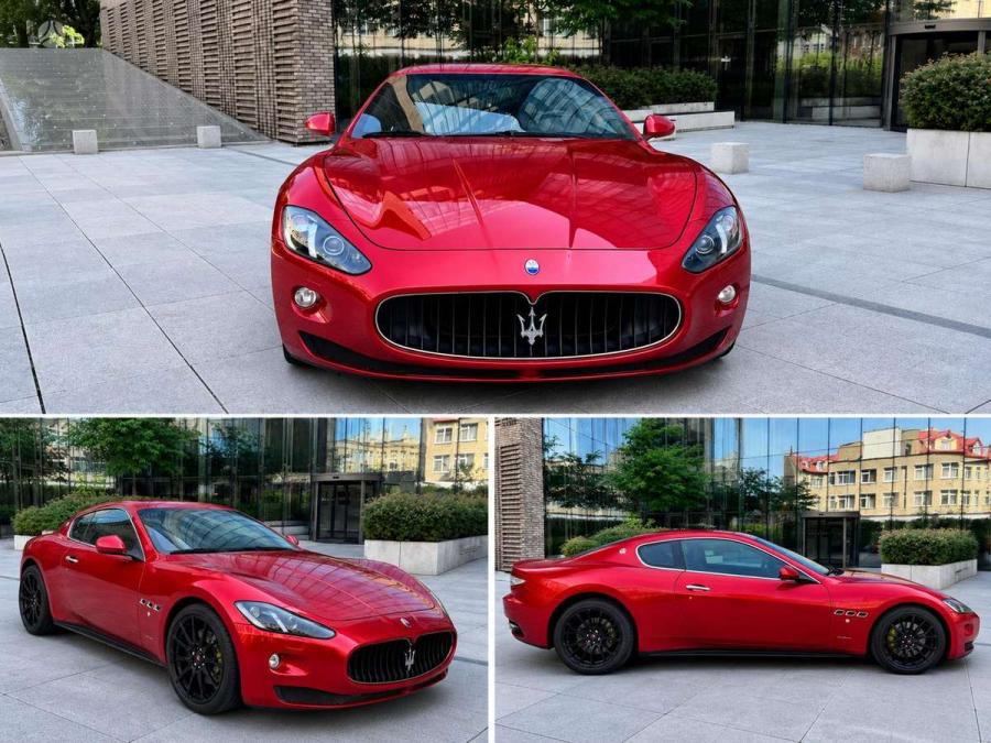 Red Maserati Granturismo 2008 in Vilnius, with an engine capacity of 4.24 L and mileage of 112 thousand km for 35000 €, photo 19 on AUTOMOTO.COM.LV