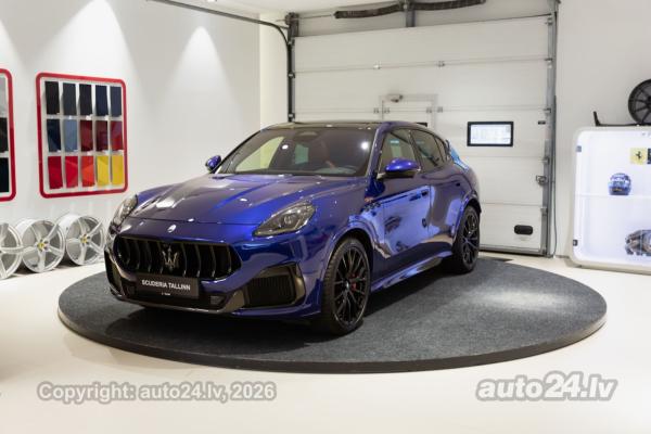 Zils Maserati Grecale 2025 Tallina, ar dzinēja tilpumu 3.00 L un nobraukumu 6 tūkst. km par 110350 €, foto 1 vietnē AUTOMOTO.COM.LV