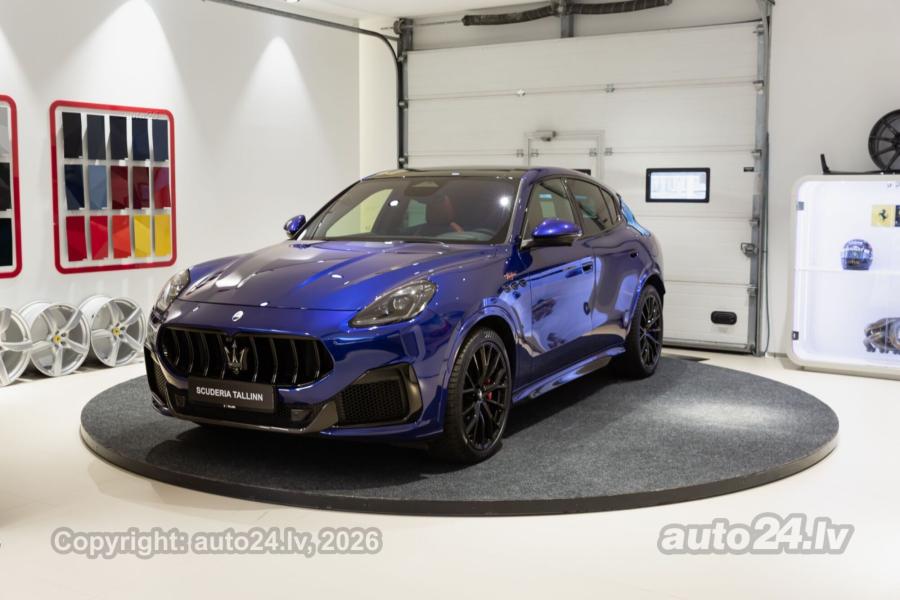 Zils Maserati Grecale 2025 Tallina, ar dzinēja tilpumu 3.00 L un nobraukumu 6 tūkst. km par 110350 €, foto 1 vietnē AUTOMOTO.COM.LV