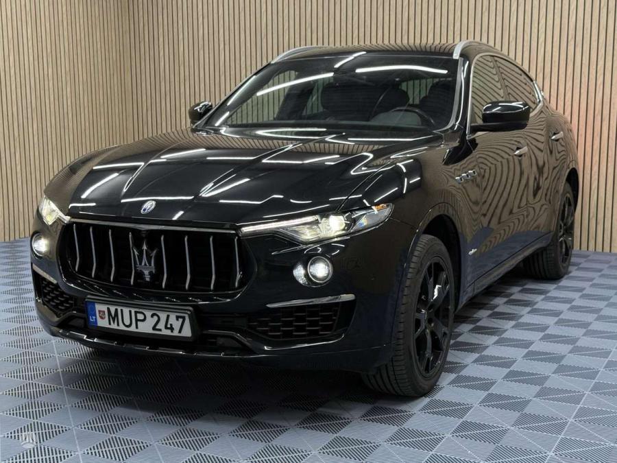 Melns Maserati Levante 2018 Marijampole, ar dzinēja tilpumu 2.98 L un nobraukumu 78 tūkst. km par 26500 €, foto 6 vietnē AUTOMOTO.COM.LV