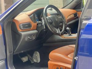 Blue Maserati Levante 2016 in Vilnius, with an engine capacity of 3.00 L and mileage of 146 thousand km for 21450 €, photo 20 on AUTOMOTO.COM.LV